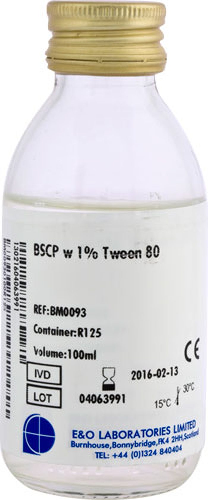 Buffered Sodium Chloride Peptone Solution with 1% Tween 80 (USP) - LABFAB